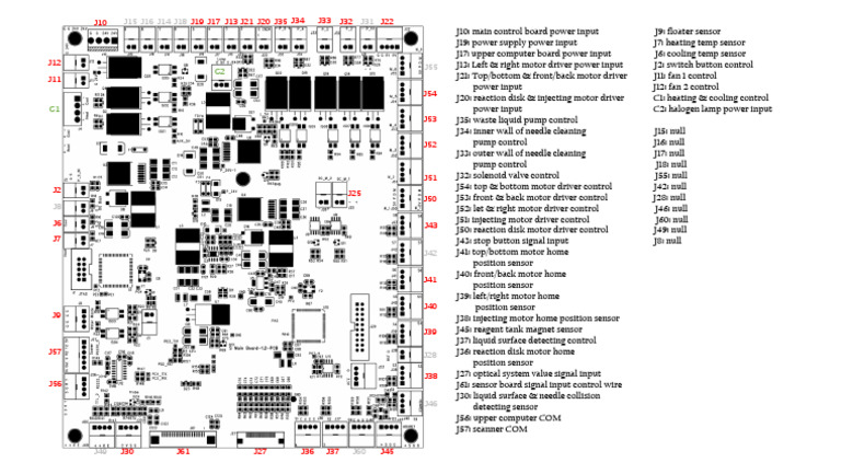 GBA-1000 Main Control Board Wiring Diagram-V1.0 | PDF