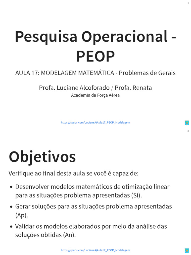Aula17 PEOP Modelagem | PDF