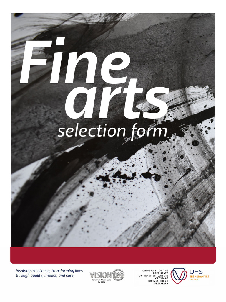 Fine Arts Selection Form 2023 | PDF