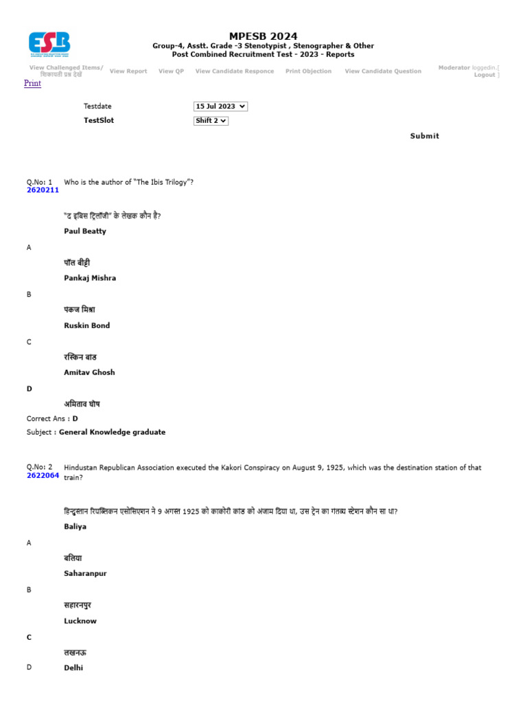 Group4 AG3 2023 QB | PDF | Bit Rate | Circle