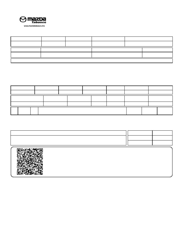 Factura Mazda 2024, Tabascomotors, S.a.dec.v. | PDF