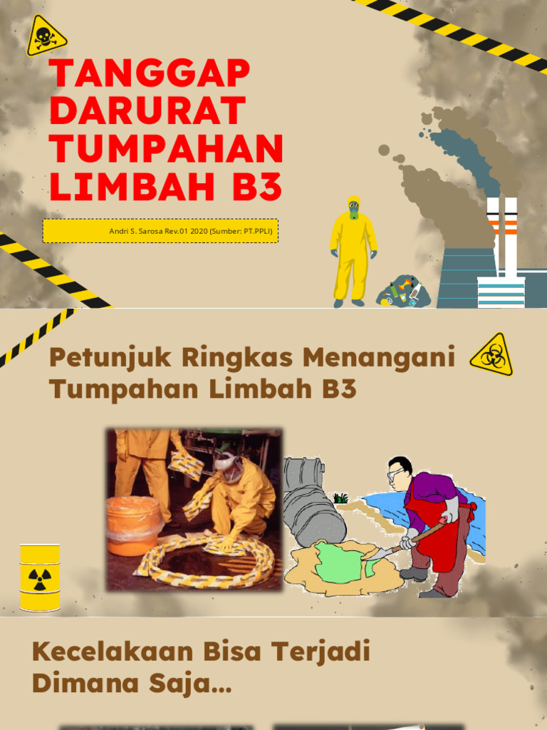Tanggap Darurat Tumpahan Limbah B3 | PDF
