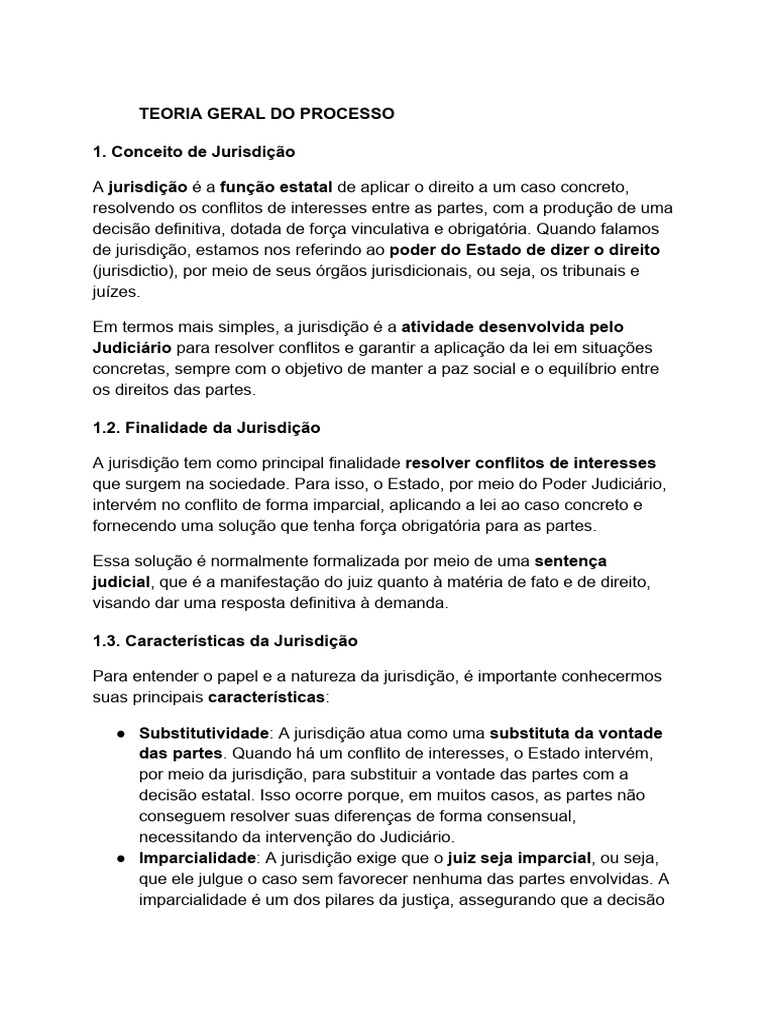 Teoria Geral Do Processo Pdf Pdf