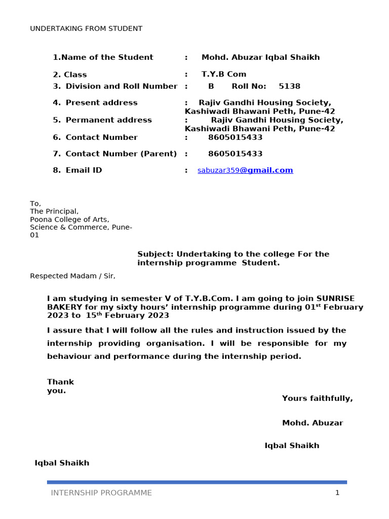 Abuzar Shaikh. | PDF