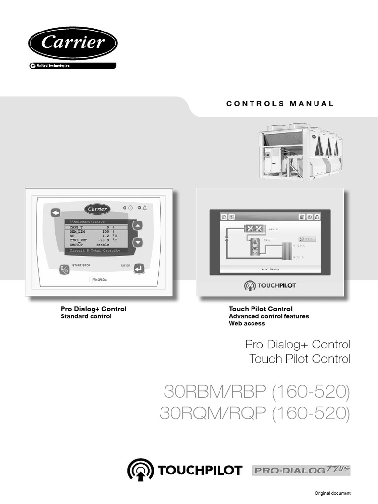Control-Manual-30RBM RBP 30RQM RQP 160-520 | PDF