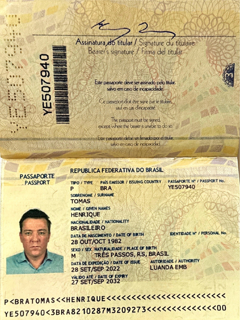Mexico Work Visa Henrique Tomas | PDF