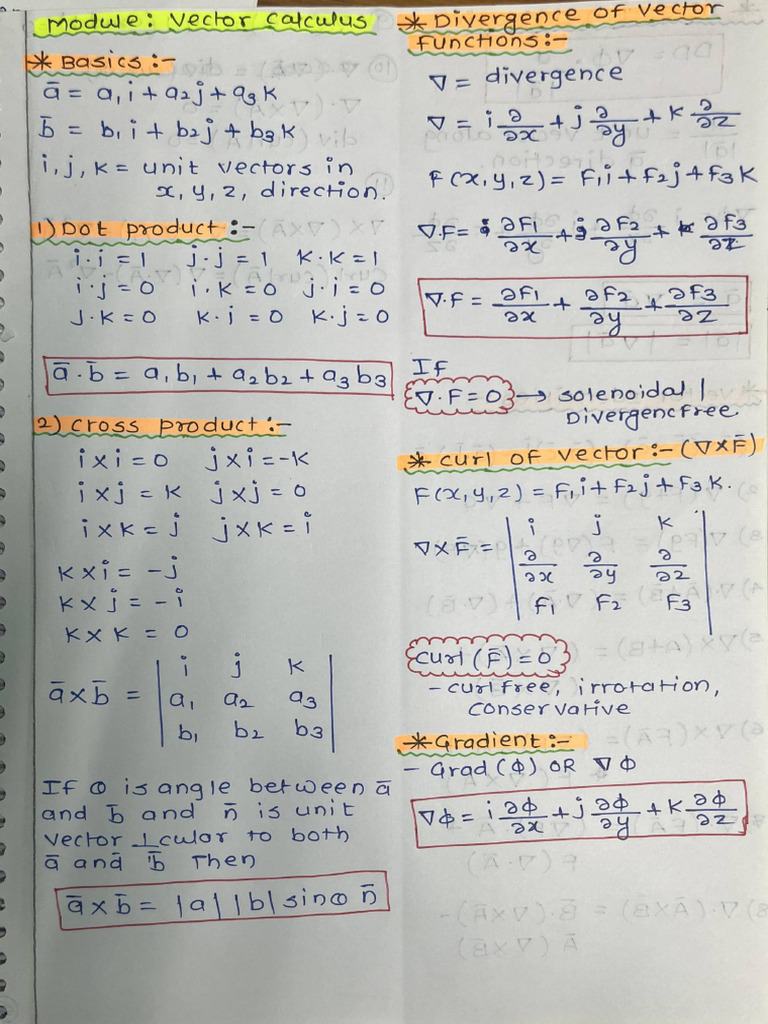 Vector Calculus | PDF