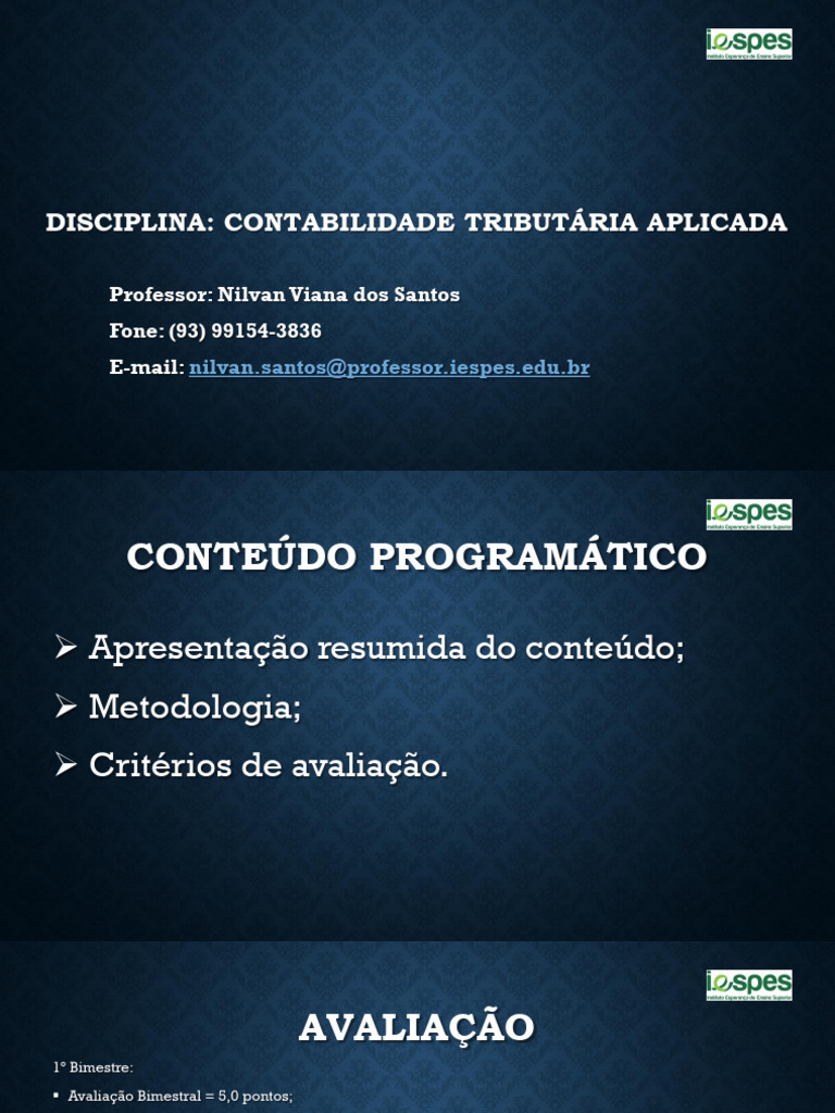 Contabilidade Tributária - ICMS | PDF