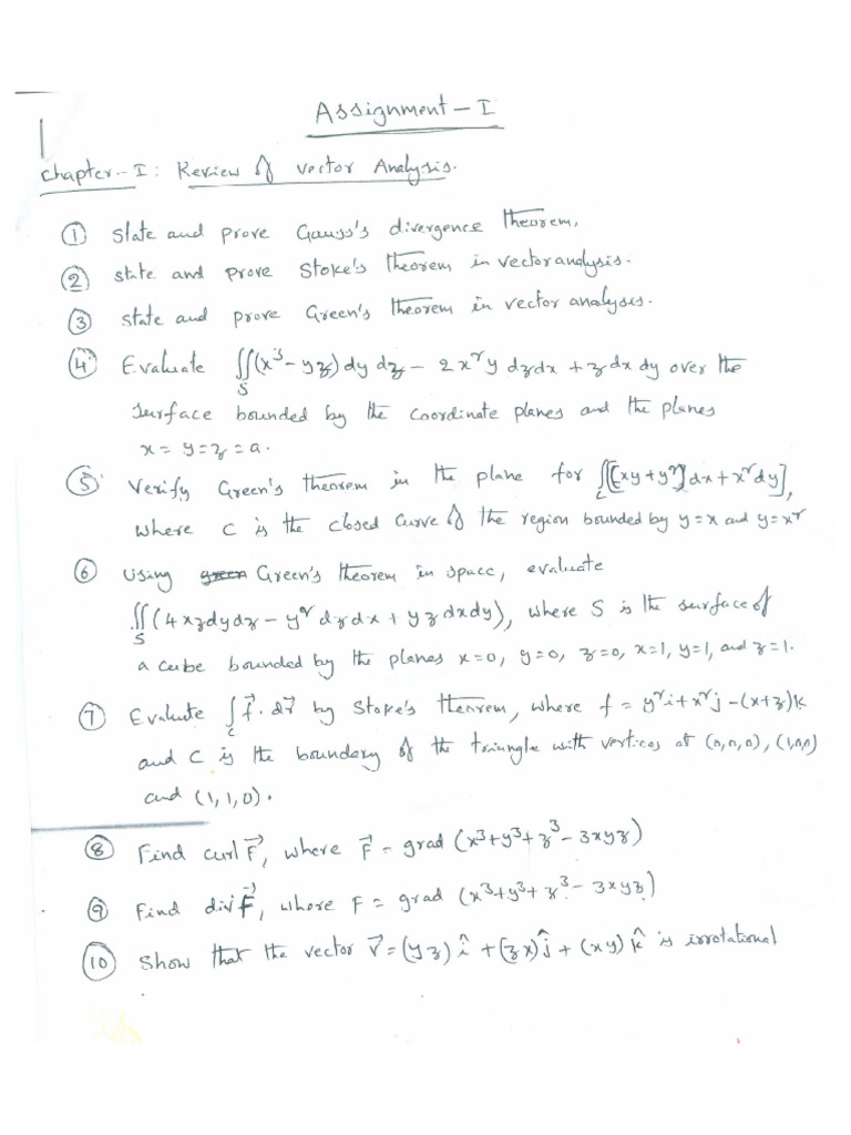 MP Assignment - Vecotr Analysis | PDF