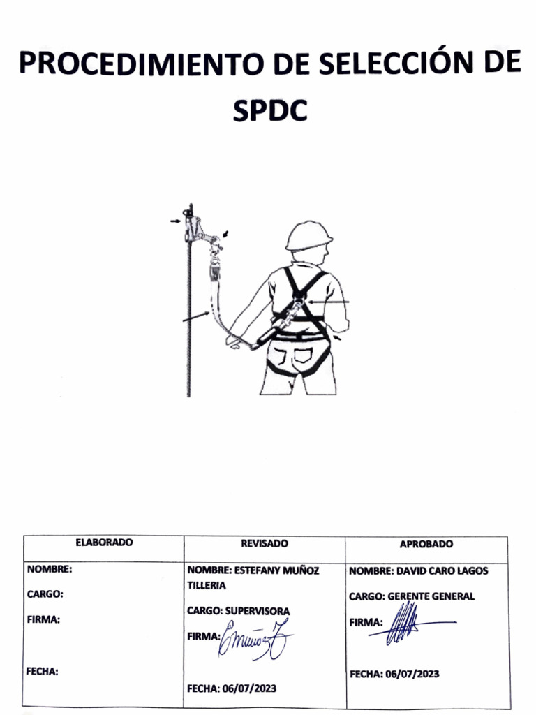 Procedimiento de Seleccion de SPDC | PDF