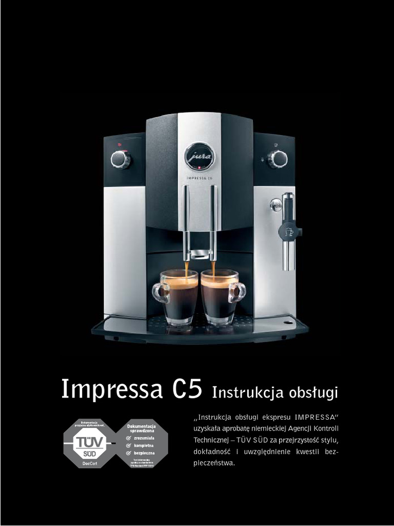 Impressa C5: Instrukcja Obs Ugi | PDF