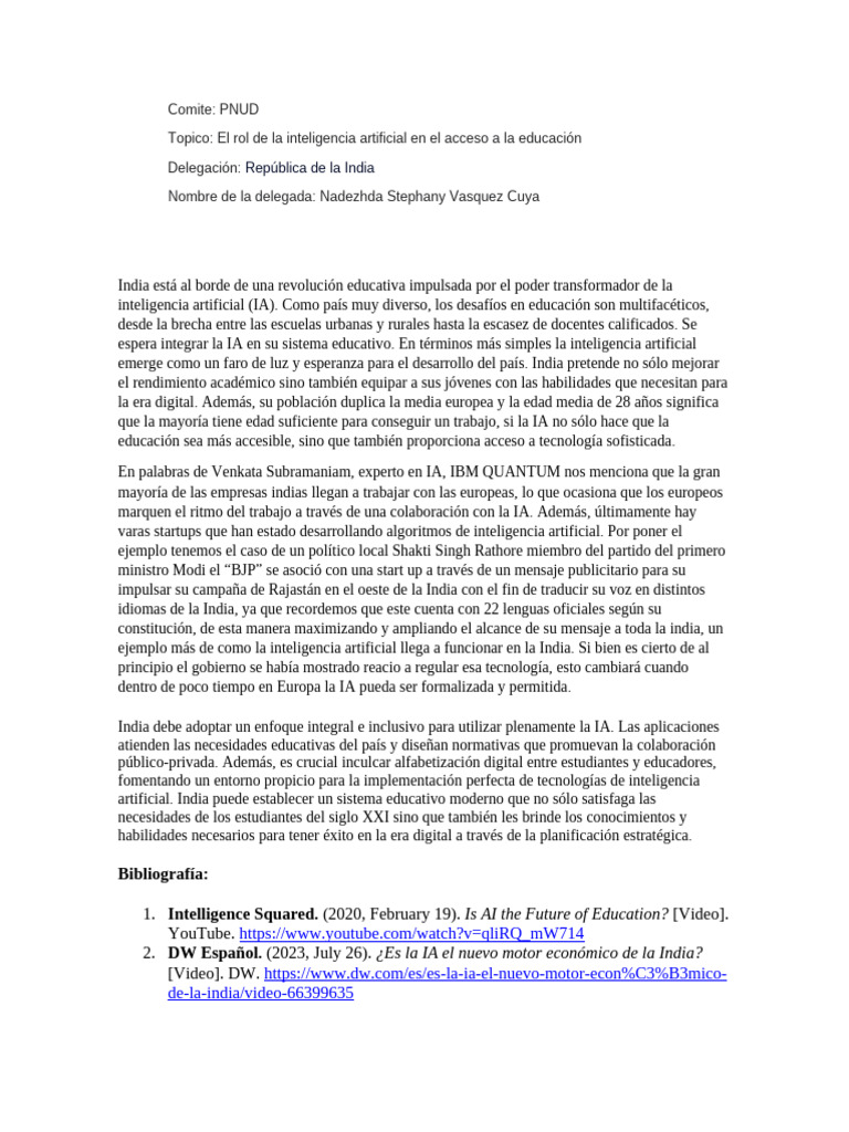 Documento de Postura | PDF