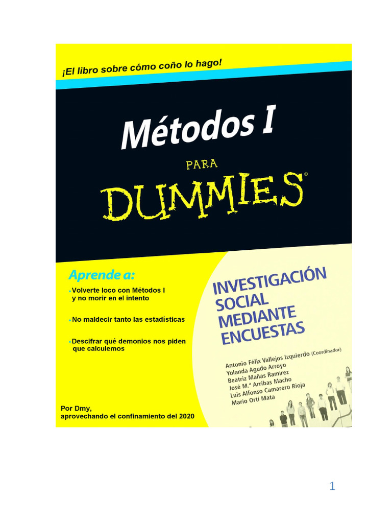Métodos 1 para Dummies | PDF