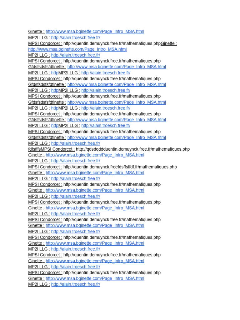 Terminale - Prépa | PDF