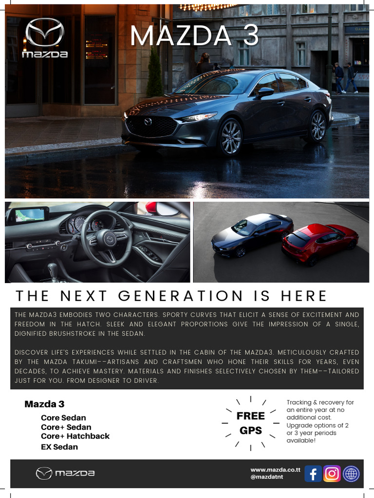 Mazda 3 Brochure | PDF