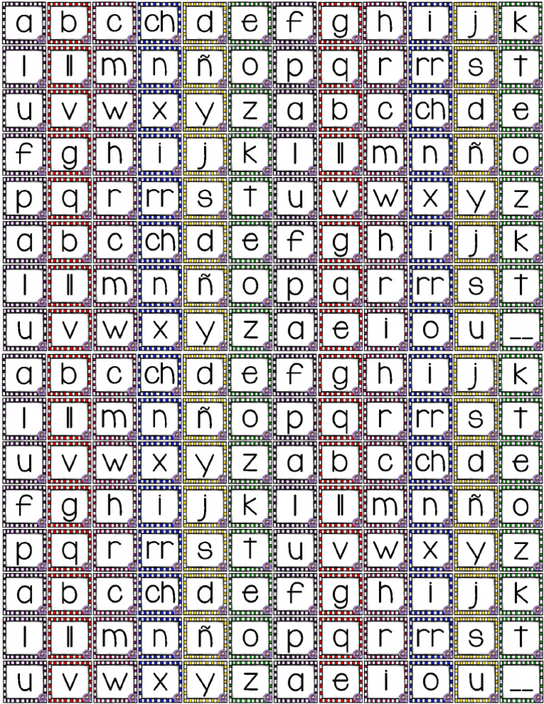 Abecedario Imprimible Pdf