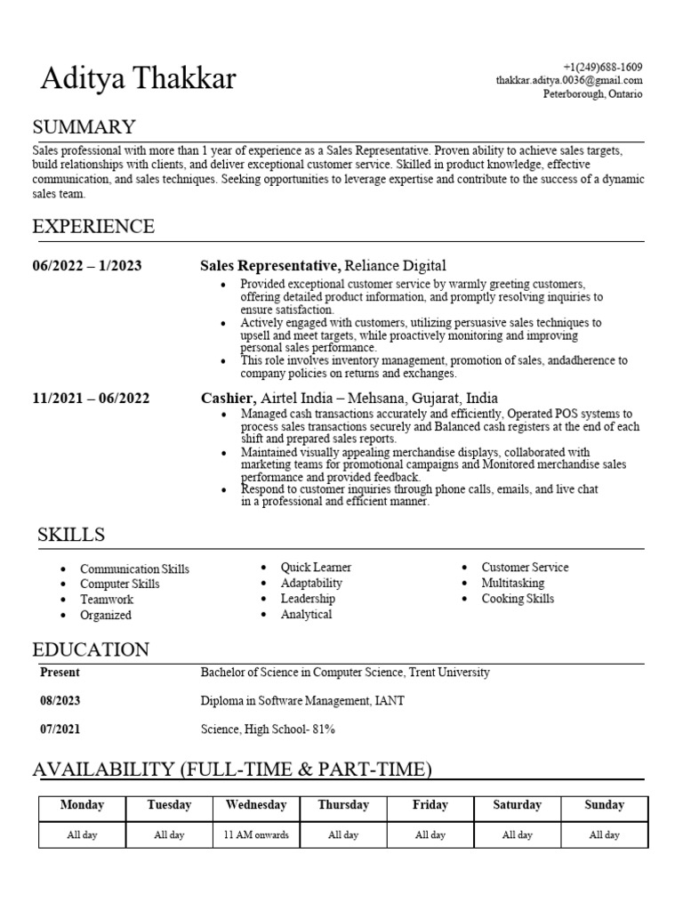 Aditya Thakkar 36 | PDF | Sales | Business