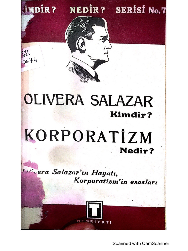Olivera Salazar Kimdir Korporatizm Nedir Olivera Salazar'ın | PDF