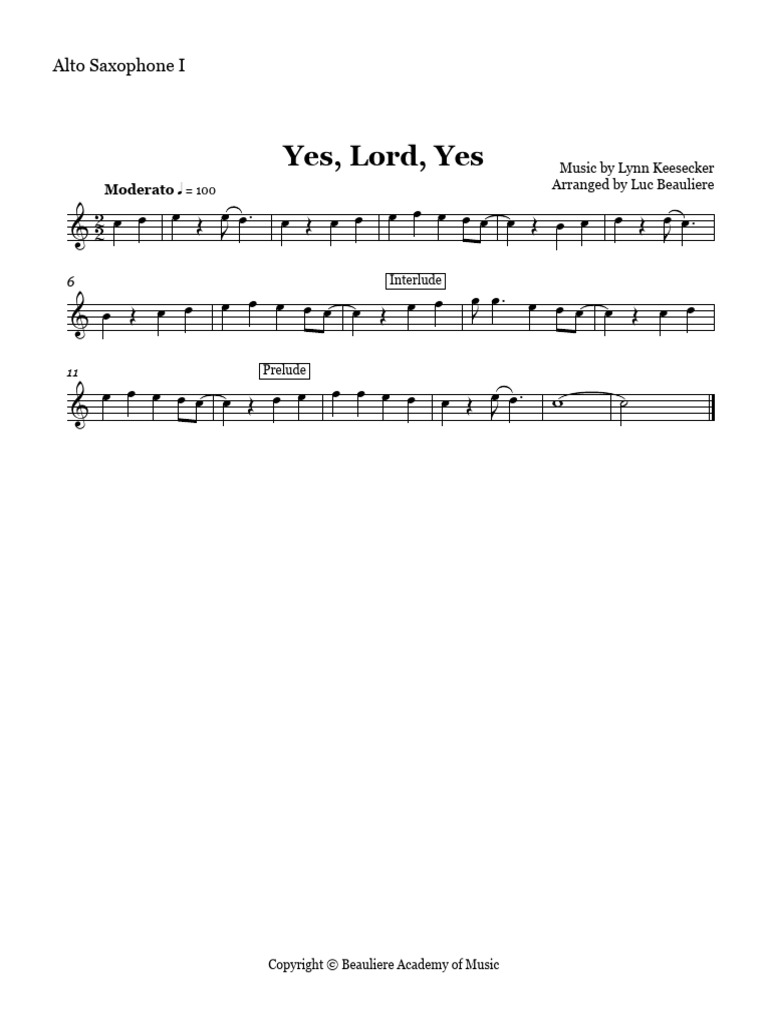 Yes, Lord - Combine | PDF