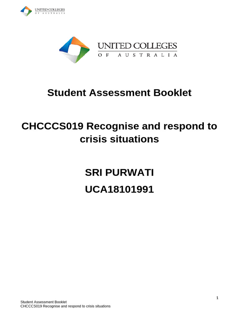 CHCCCS019 Sri Purwati Agustus | PDF