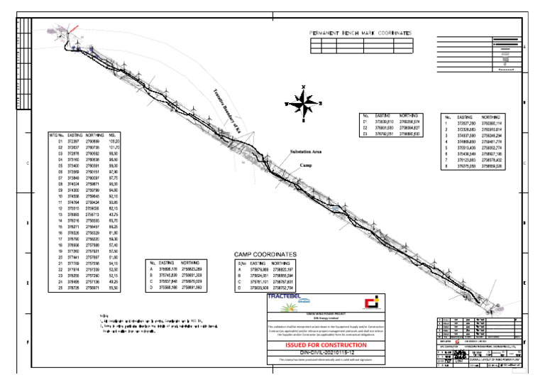 HQ1061J-5D6-01-01-R01-Overall Layout of Wind Power Plant IFC Stamp ...