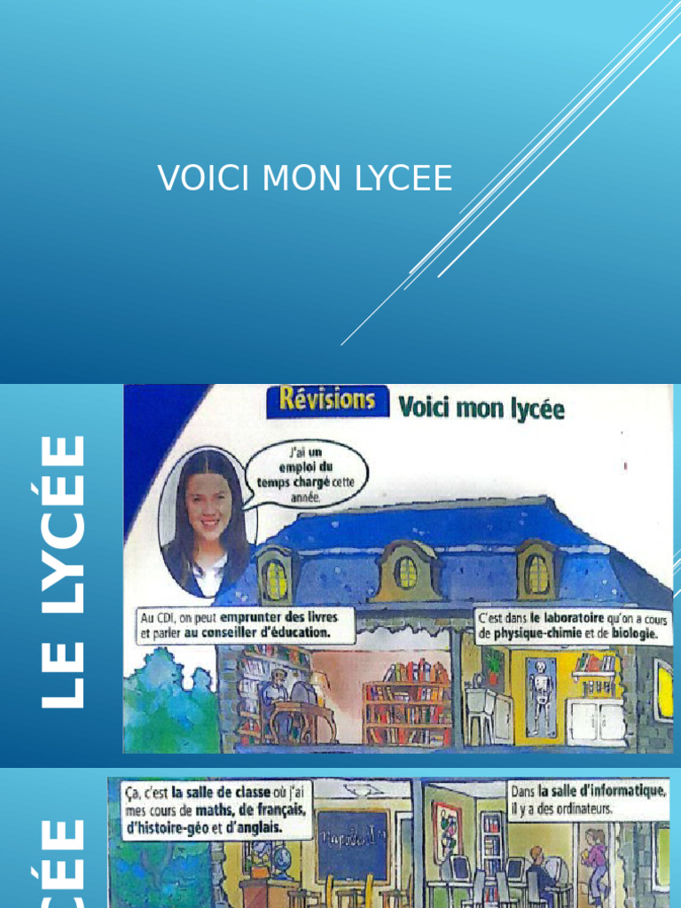 Voici mon lycee | PDF