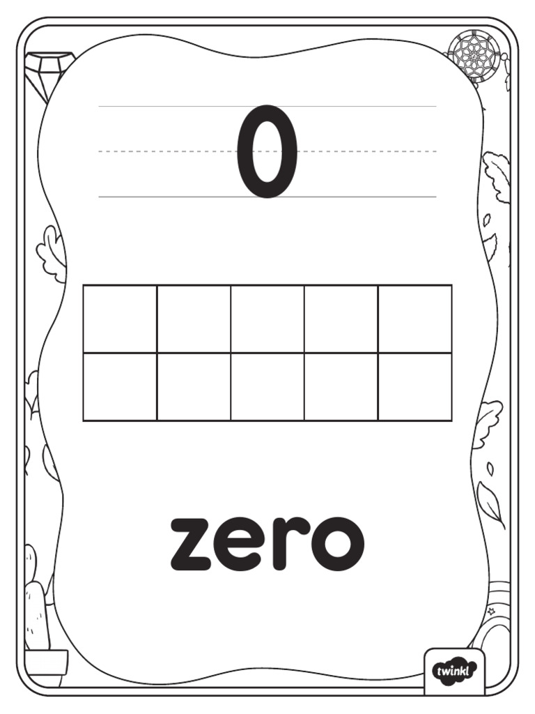 BW Boho Theme Numbers 0-20 Posters | PDF