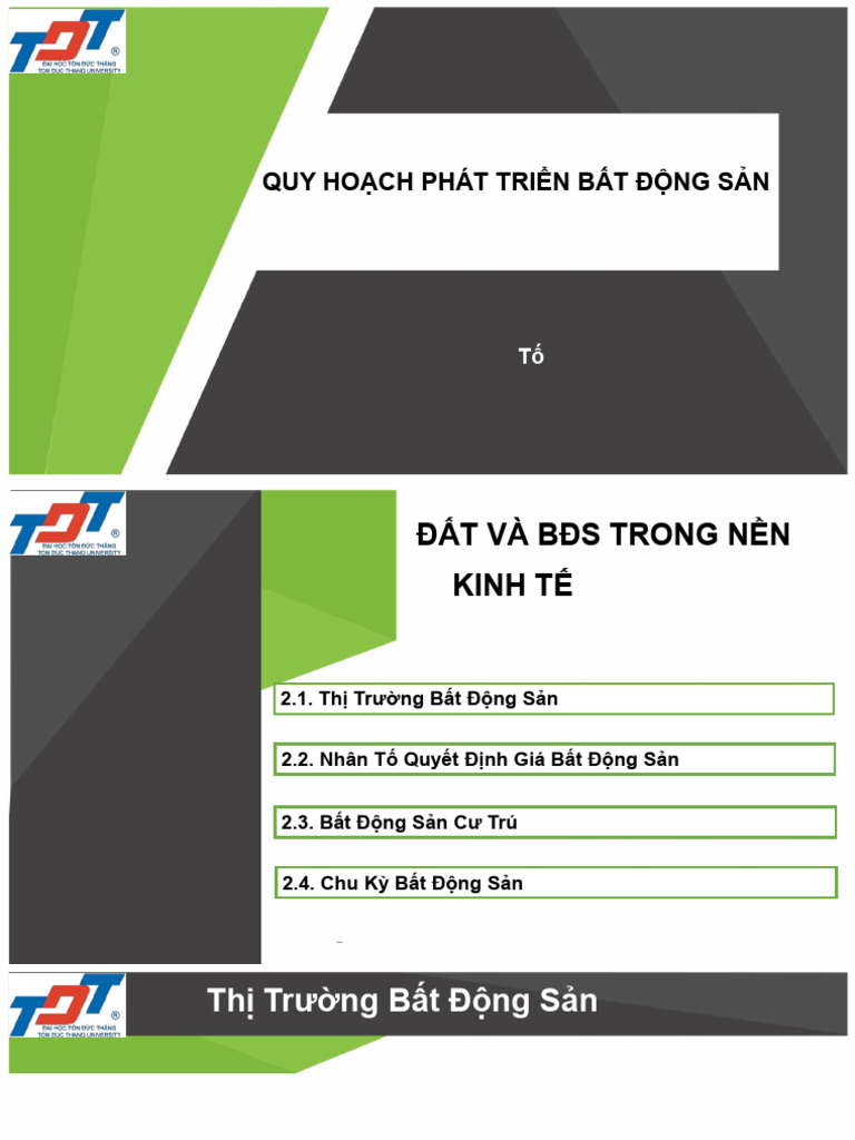 KTCT - 803050 QHPTBDS C2 -ĐÂT VÀ BDS TRONG NEN KT | PDF