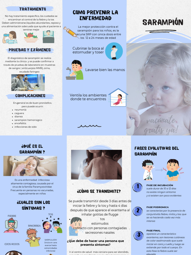 sarampion corregido triptico | PDF