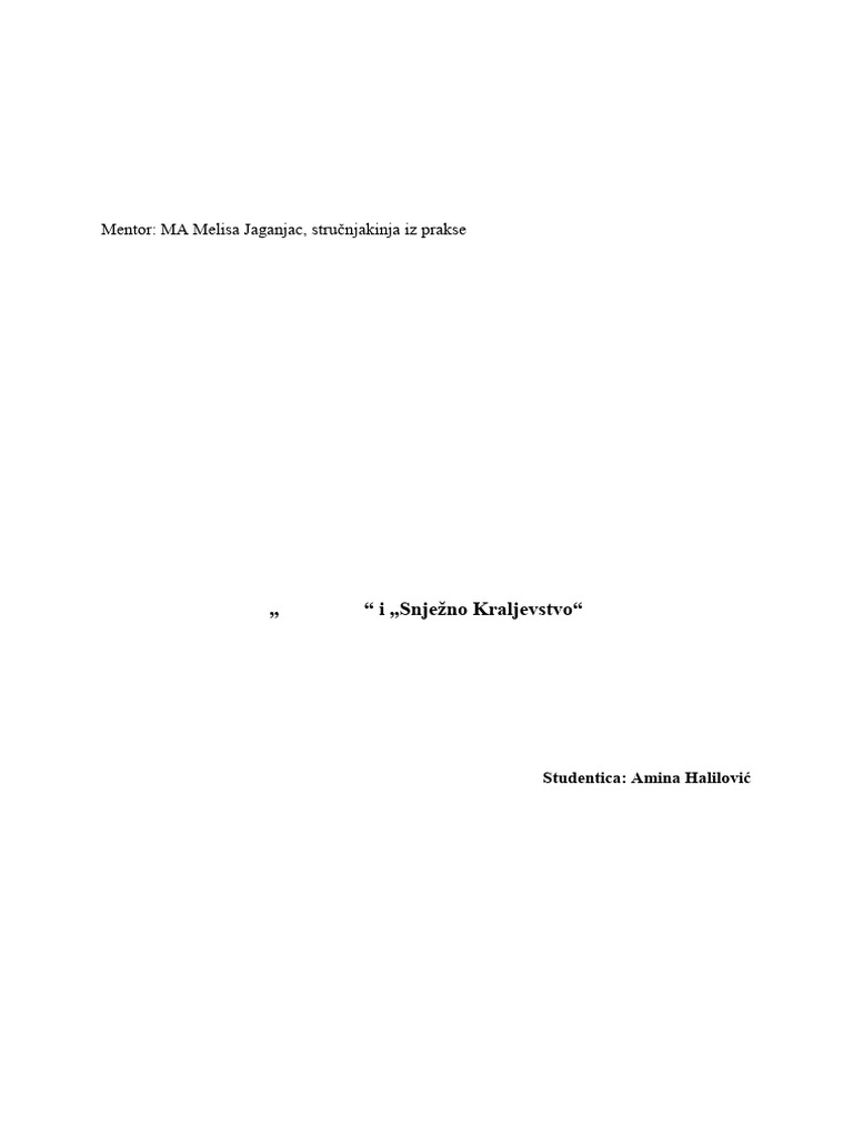 Komparacija Animiranog Filma | PDF