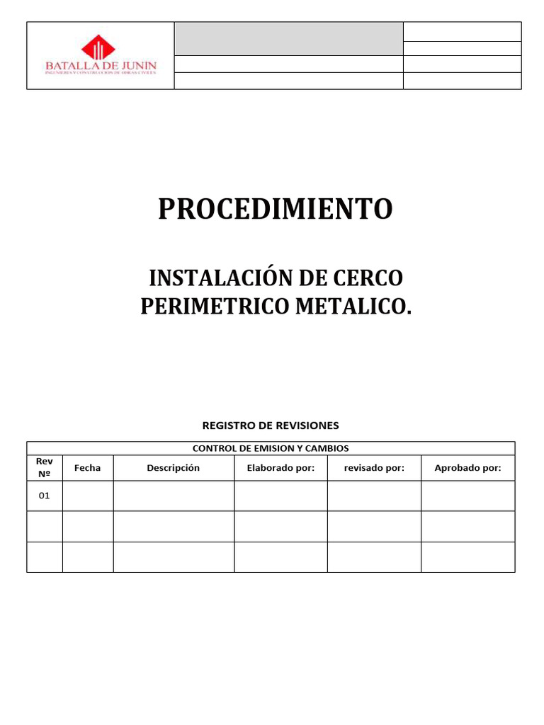 Procedimientos Constructivos | PDF