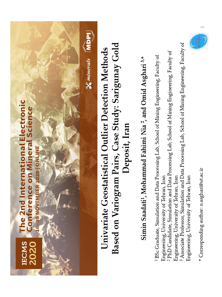 16 - (Saadati 2020) Outlier Detection Variogram Method | PDF