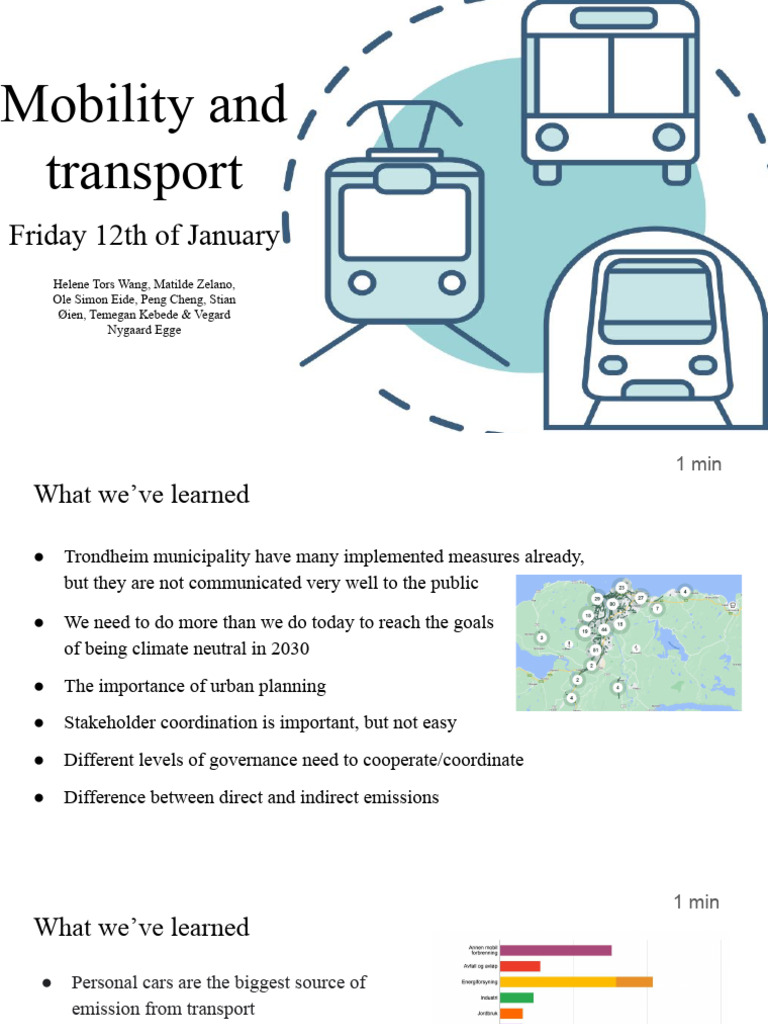 Mobility and Transport02 | PDF