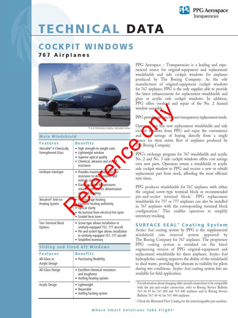 PPG Window Tech Data | PDF