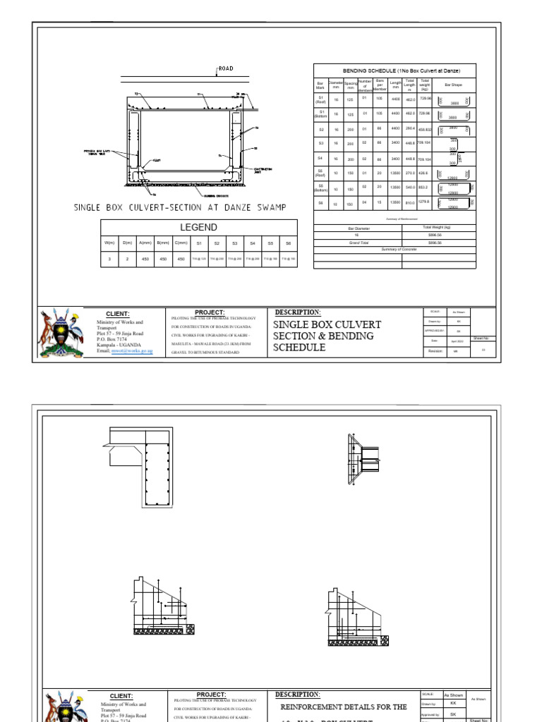 Single Box Culvert-Section at Danze Swamp | PDF