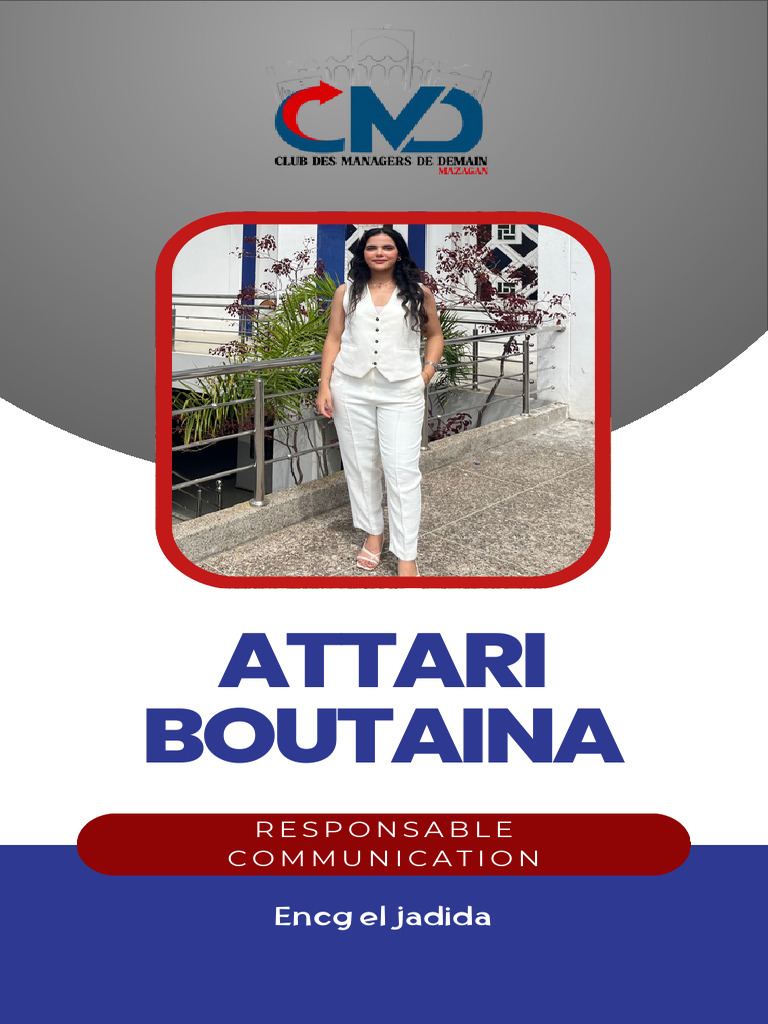 Attari Boutaina: Encg El Jadida | PDF