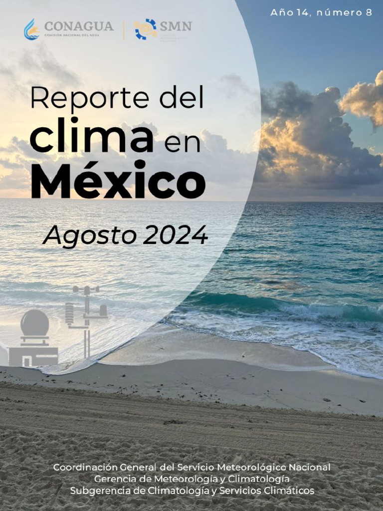 Conagua Lluvias Agosto24 | PDF | México | Ciclones tropicais