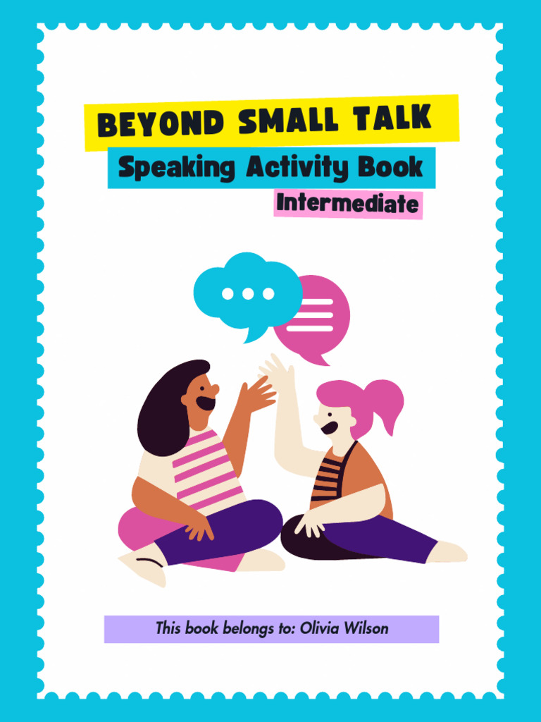 Speaking Activity Book Intermediate English | PDF