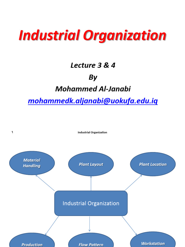 2-Industrial Organization | PDF | Engineering