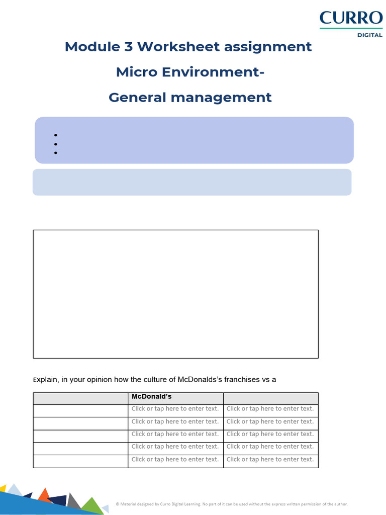 M3 Worksheet Assignment | PDF