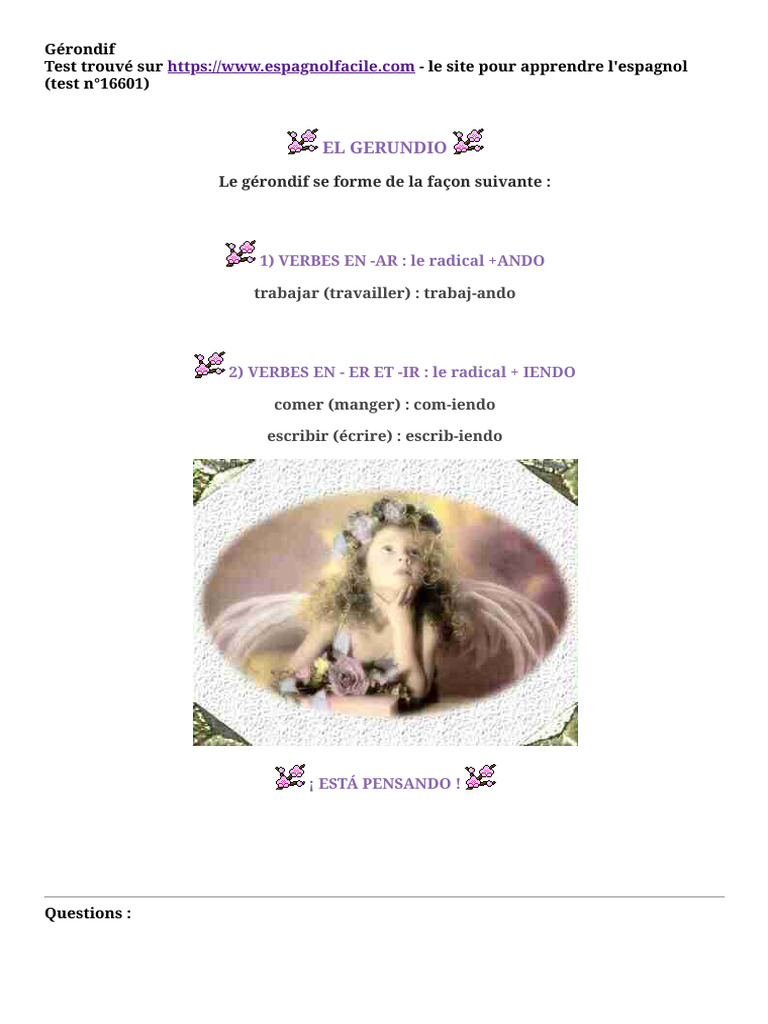 Gérondif | PDF