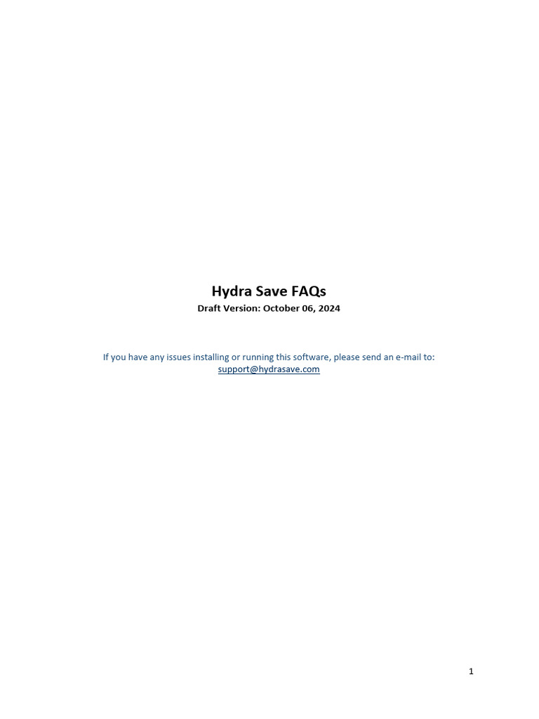 Hydra Save User Manual | PDF | Login | Subscription Business Model