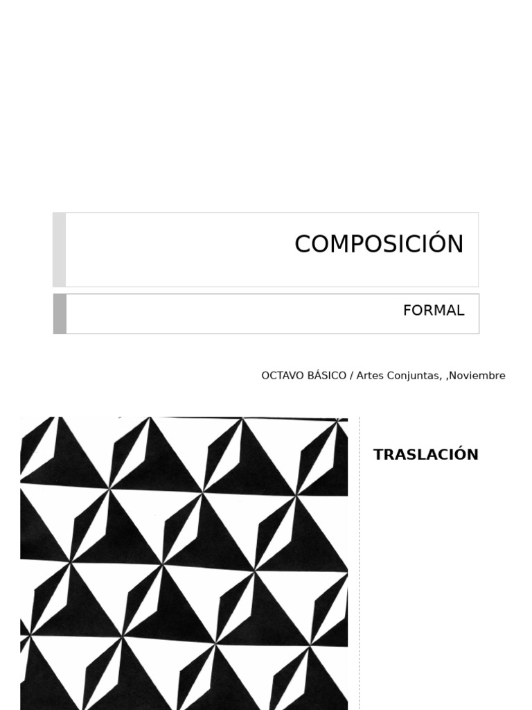 8 Básico Clase 10 (28 de Octubre) Composición Formal | PDF