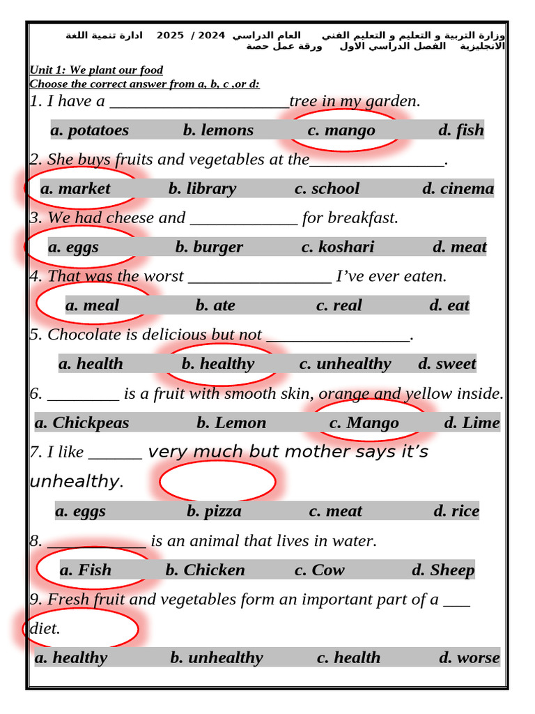 W1 Classwork - Answerkey | PDF