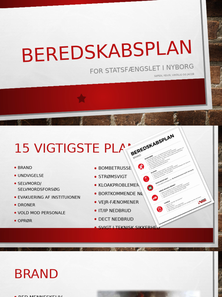 Beredskabsplan | PDF