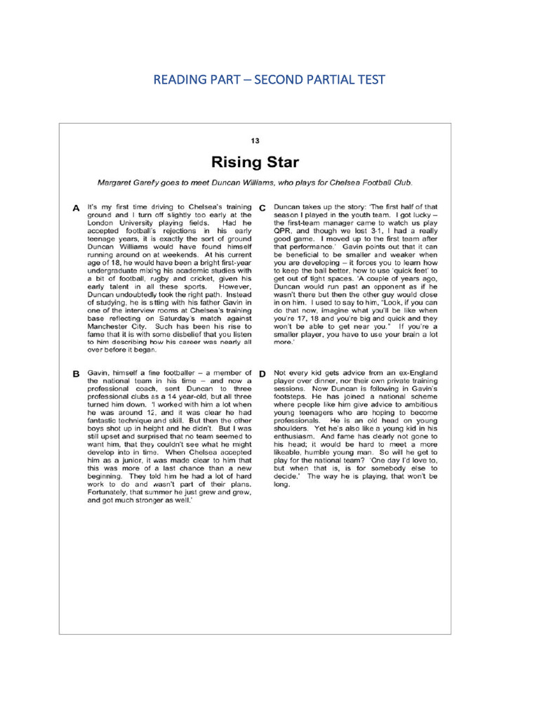 2nd Partial - Part 1 | PDF