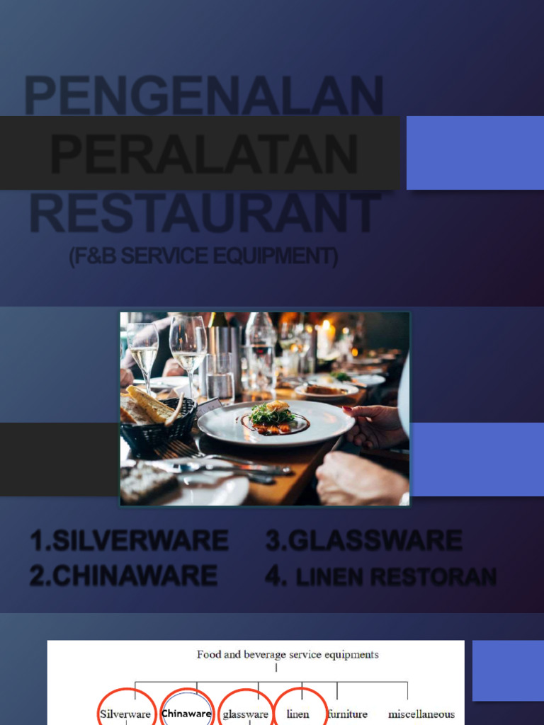 BAB 5 PENGENALAN PERALATAN RESTAURANT | PDF