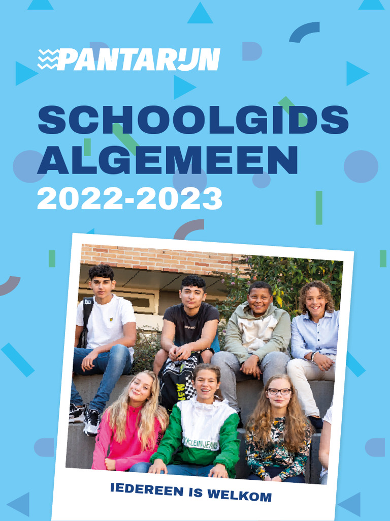 Pantarijn Schoolgids Algemeen Schooljaar 2022-2023 | PDF