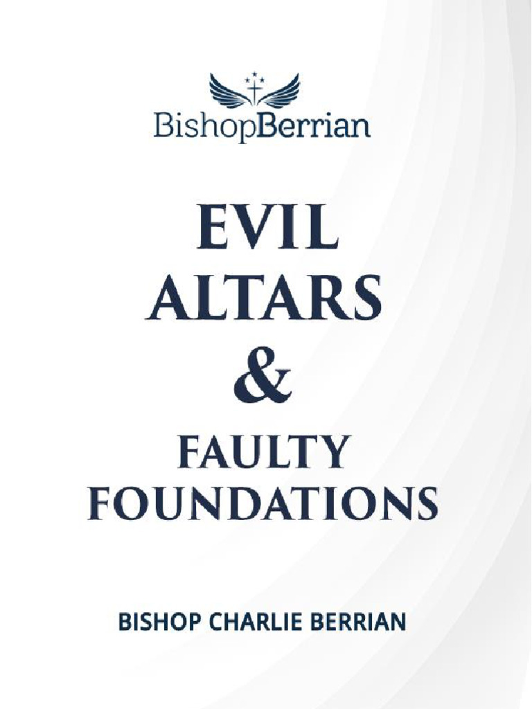 Evil Altars and Faulty Foundation E-Book | PDF