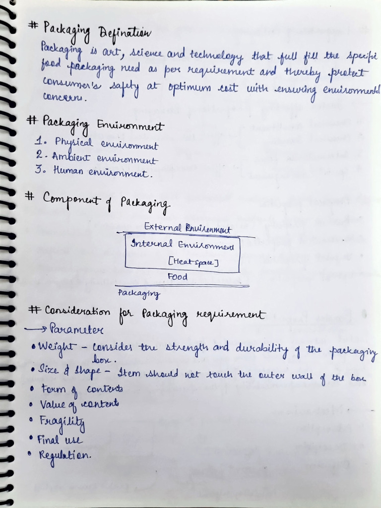 Packaging Notes | PDF